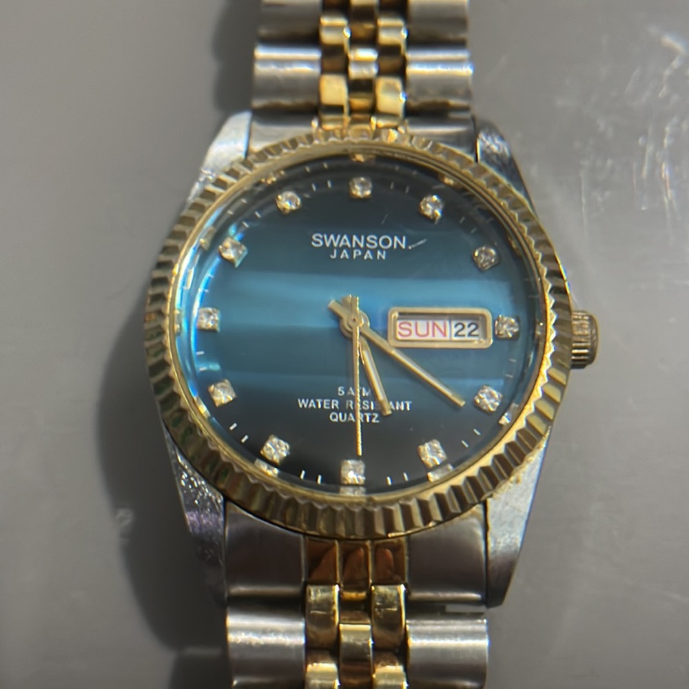 Swanson Japan Vintage Men's Watch -Nwot - Gem